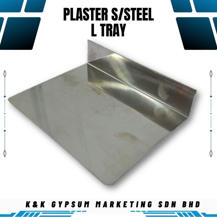 Stainless Steel Plastering Tray 7 X 9 In For Plaster Ceiling Works | Lazada
