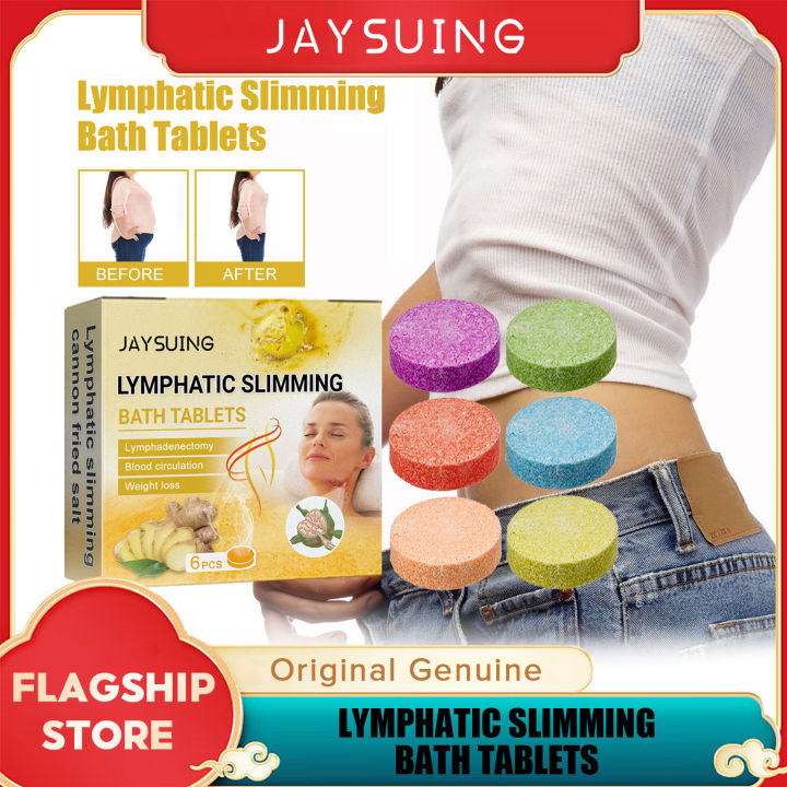 Jaysuing Lymphatic Slimming Bath Tablets Shower Effervescent Tablets ...
