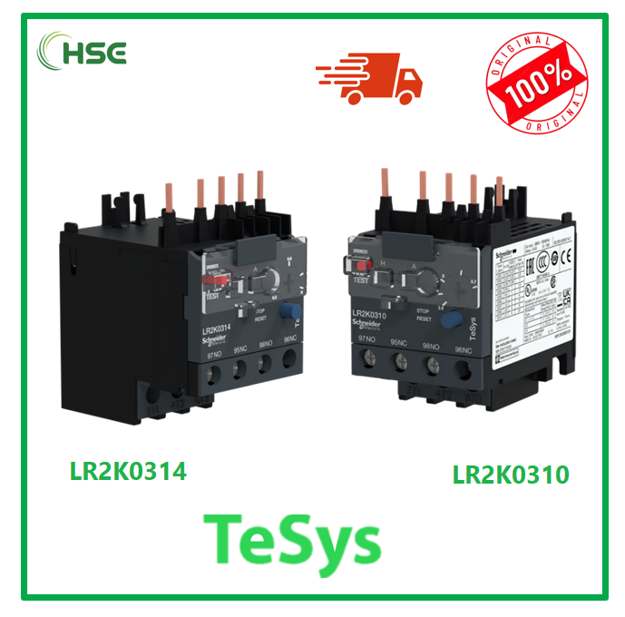 Schneider Electric Tesys K Differential Thermal Overload Relay Class A ...