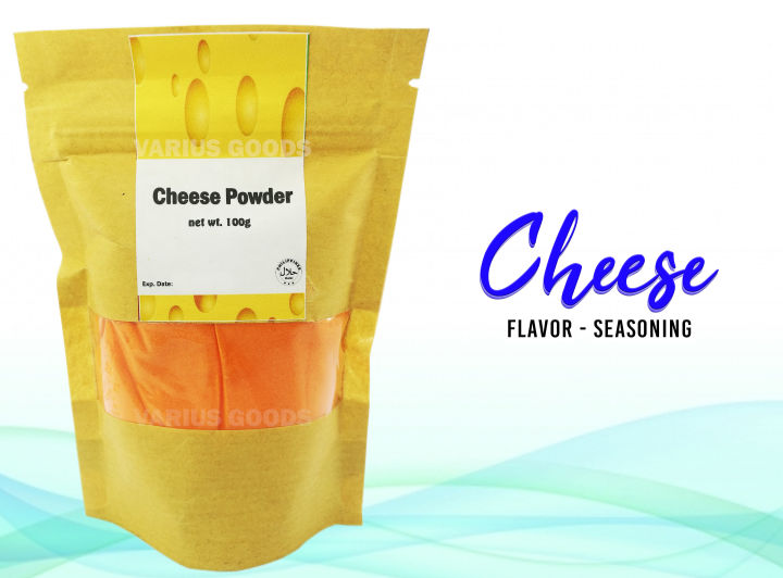 100grams CHEESE Flavor Powder for Fries Popcorn Nachos Pizza Mushroom ...