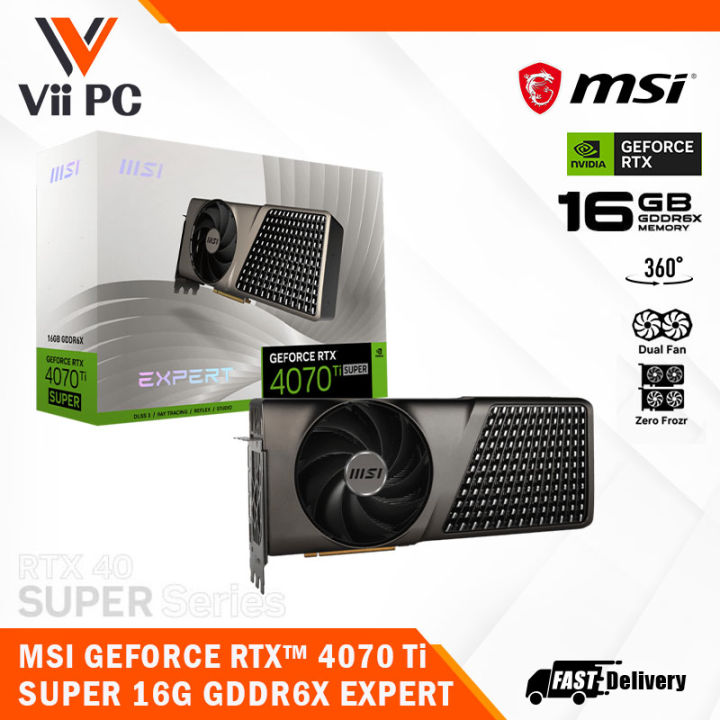 MSI GeForce RTX 4070 Ti SUPER/ RTX4070Ti SUPER/RTX 4070Ti SUPER 16GB ...