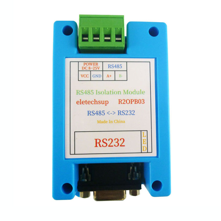 ตัวแปลง RS232กับ RS485 DC 12V 24V คอมพอร์ตอนุกรม UART สำหรับ Modbus RTU ...