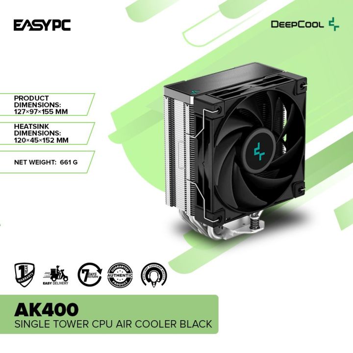 EasyPC Deepcool AK400 Single Tower/AK400 Zero Dark Single Tower / AK400 ...