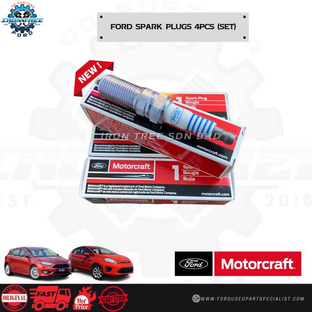 Ford Spark Plug Ford Fiesta/EcoSpoprt/Focus Mk3 Set 4pcs (Motorcraft Iridium) SP-550 CYFS-12Y ...