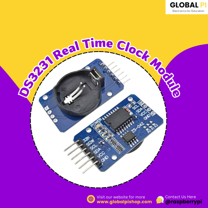 DS3231 RTC Real time clock module (ไม่มีถ่าน) ใช้งานกับ Arduino ...