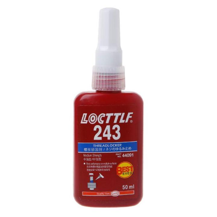 243 Medium Strength Thread Lock Adhesive Glue Multi-purpose Use 50ML ...