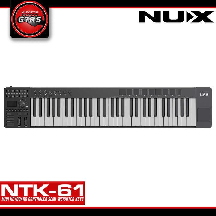 NUX NTK-61 Semi-Weighted Multi-functional MIDI Keyboard Controller | Lazada PH
