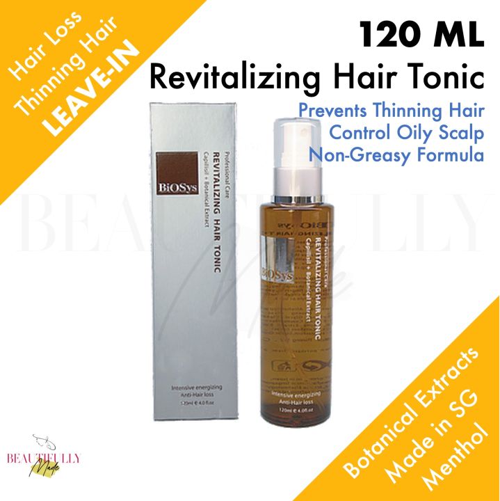 Biosys Revitalizing Hair Tonic 120ml - Intensive Energizing Spray to ...