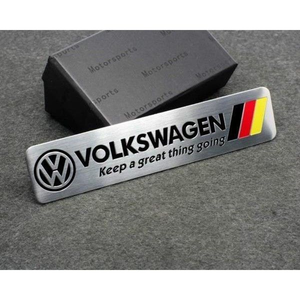 xps Volkswagen logo metal car trunk stickers Volkswagen V/W POLO Tiguan ...