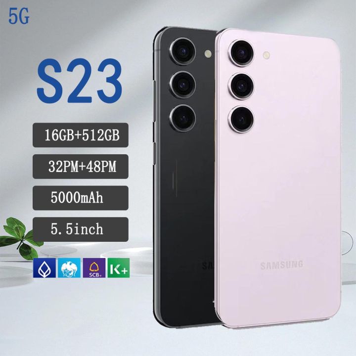 🔥COD Galaxy S23 SANSUMG โทรศัพท์มือถือของแท้ใหม่เอี่ยม 🔥12GB+512GB หน้า ...