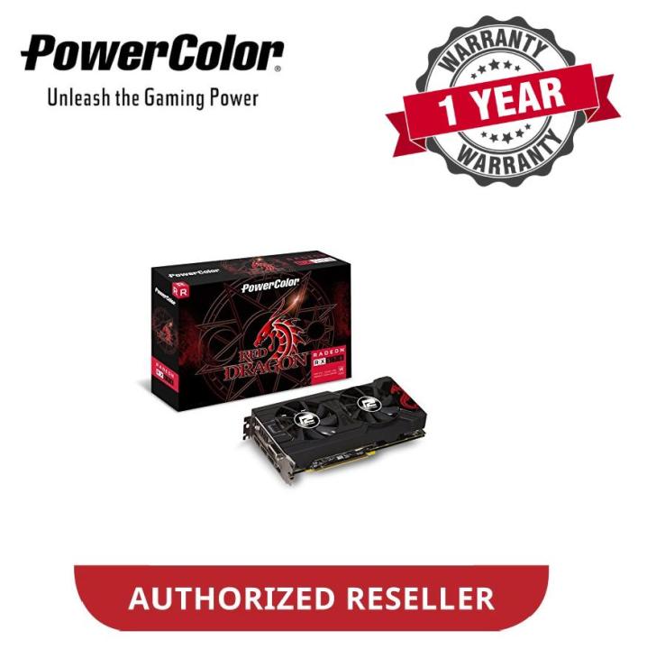 POWER COLOR RX 570 4GB GDDR5 256BIT RED DRAGON | Lazada