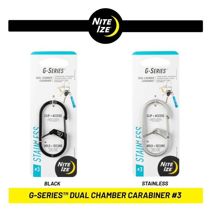 Nite Ize G-Series Dual Chamber Carabiner Size 3 | Lazada Singapore
