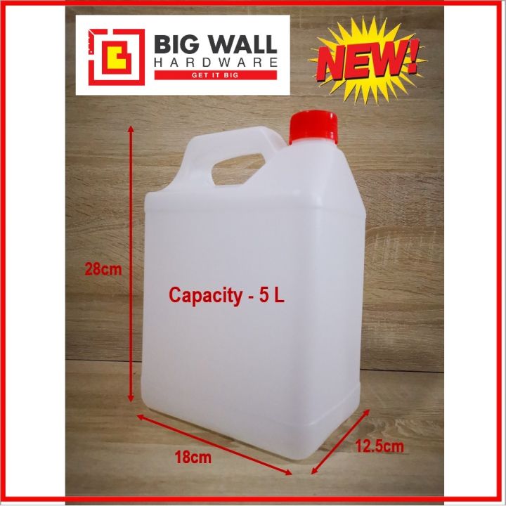 (NEW) 5L Chemical Drum / HDPE Bottle / Tong Air / Jerry Can / 桶 / Water Tong | Lazada