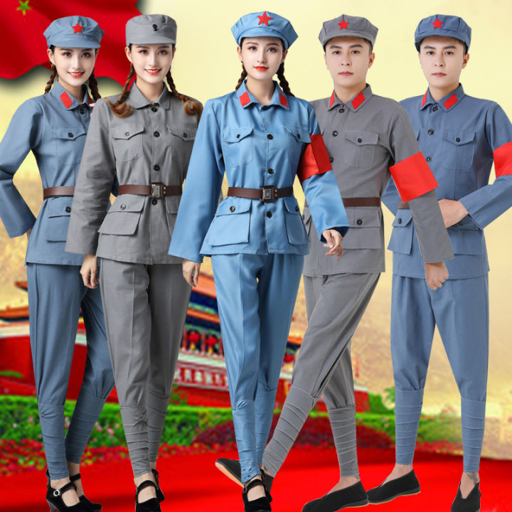 Red Army costumes, Eighth Route Army dance costumes, adult New Fourth ...