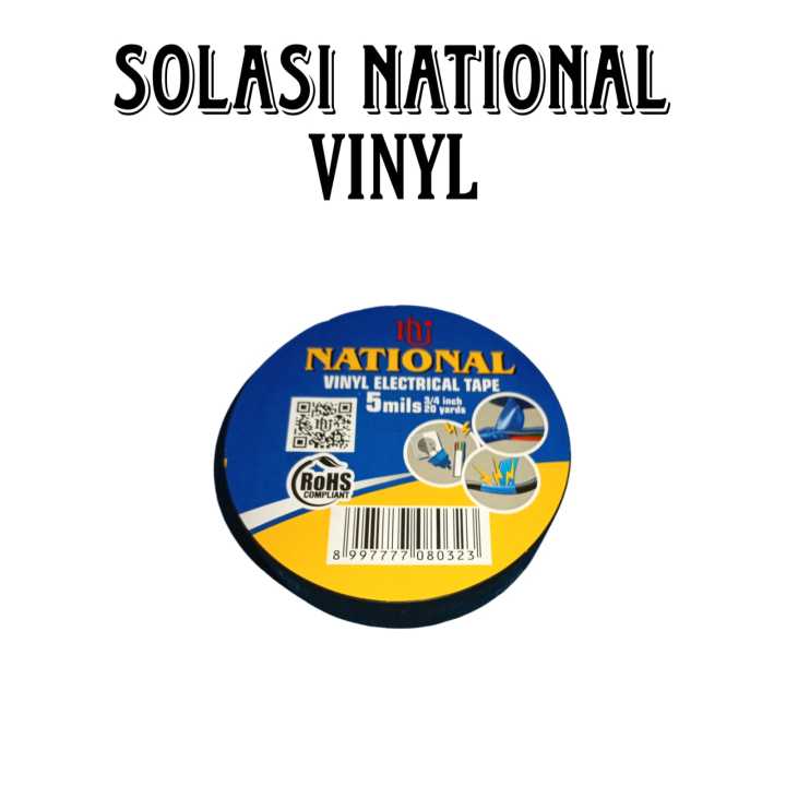 SOLASI HITAM NATIONAL DAN SOLASI KABEL HITAM | Lazada Indonesia