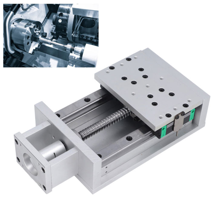 Double Linear Guide Rail Stage 100mm Stroke Linear Sliding Table ...