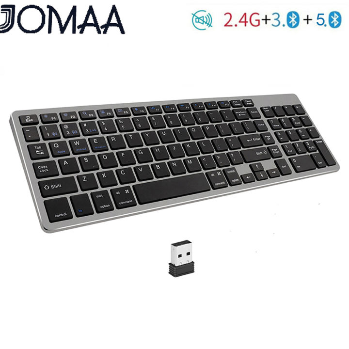 《320》jomaa Slim 2 4g Wireless Bluetooth Keyboard For Tablet Laptop
