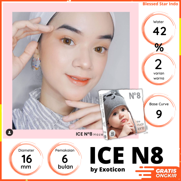 Softlens Minus ICE N8 normal minus by Exoticon | Lazada Indonesia