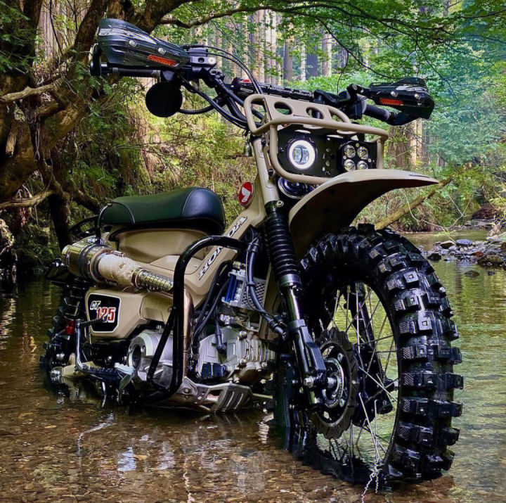 Imported Honda CT125 hunter cub magician 250C mountain off-road vehicle ...