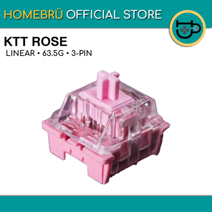 10pcs KTT Rose Linear Mechanical Keyboard Switch | Lazada PH