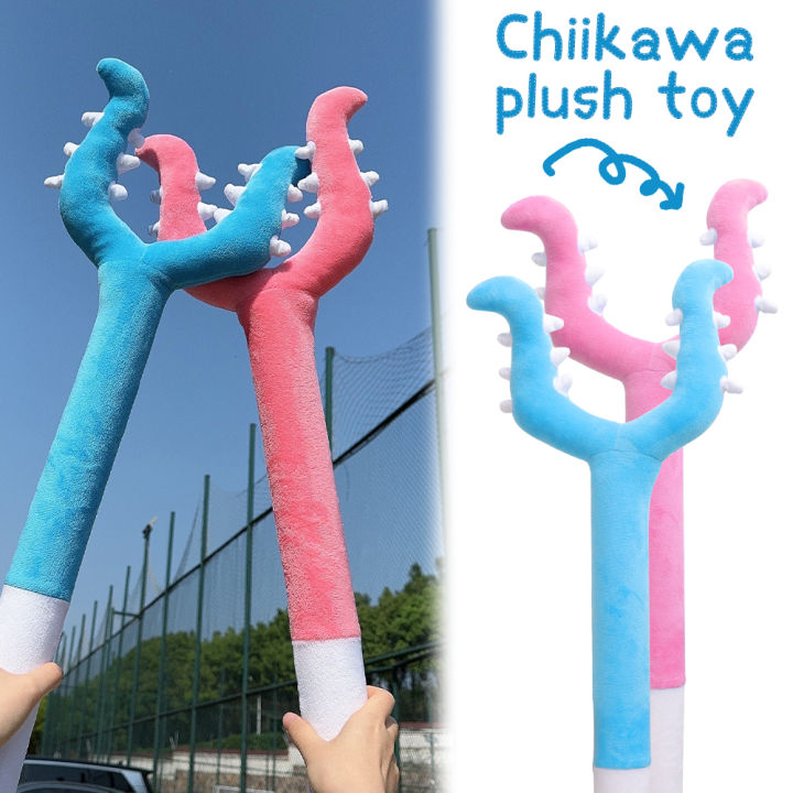 Chiikawa Plushies Rod Cartoon Stuffed Anime Chiikawa Rod Cute Blue Pink ...