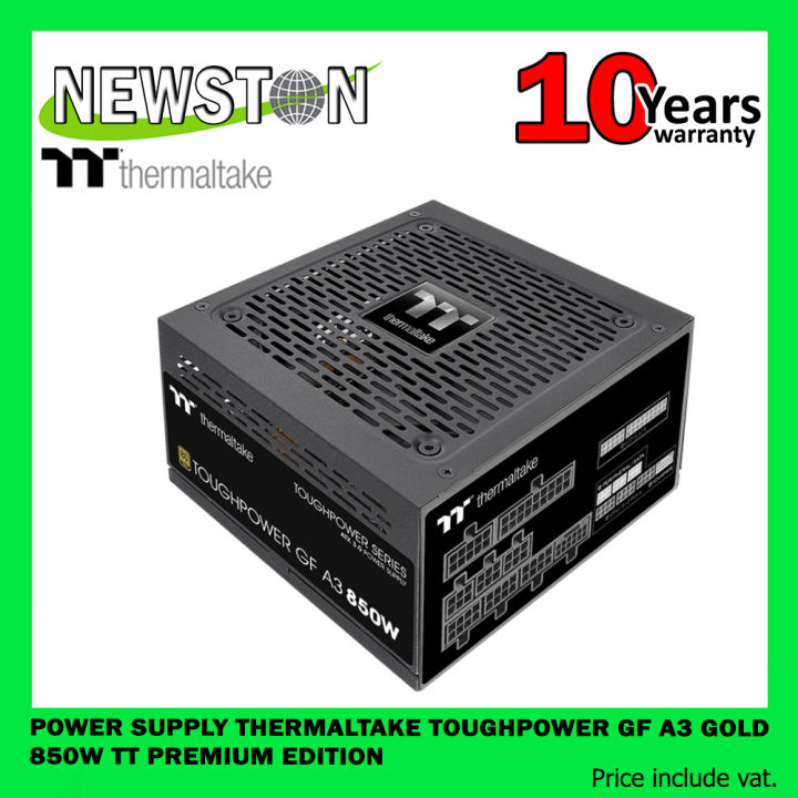POWER SUPPLY THERMALTAKE TOUGHPOWER GF A3 850W ATX 3.0 80+ Gold TT Premium Edition | Lazada.co.th