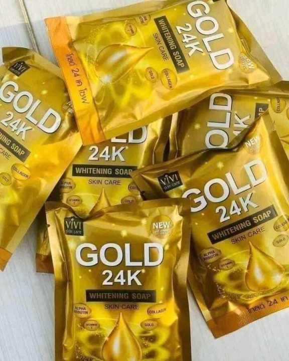 [AUTHENTIC] GOLD 24K Soap x10 formula Whitening /With Concentrated ...