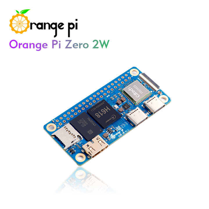 Orange Pi Zero 2 W 1gb Ram Ddr4 Mini Pc Allwinner H618 Orange Pi Zero 2w Wifi Bluetooth Sbc ...