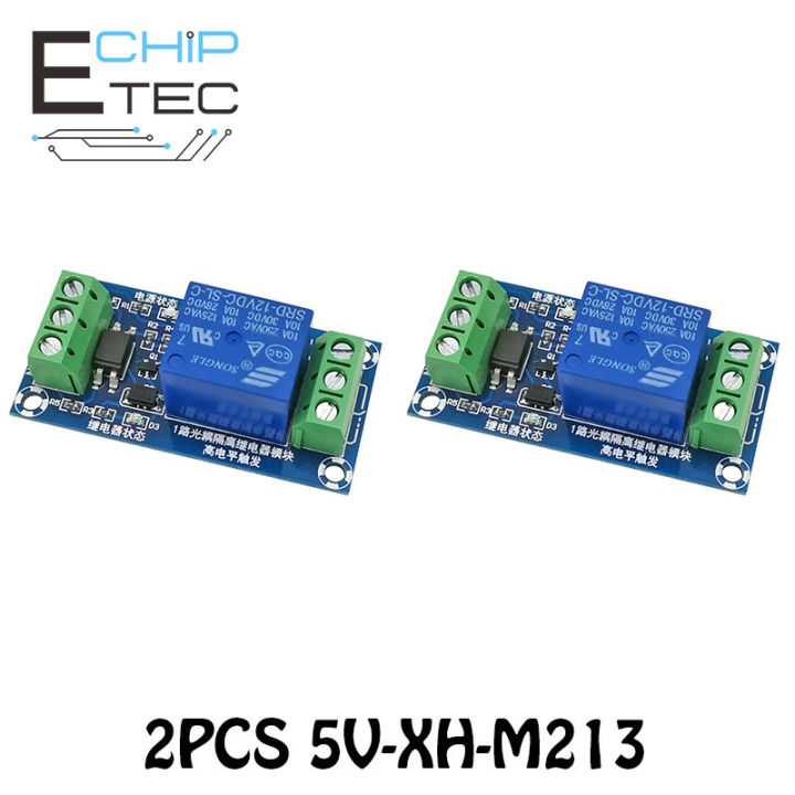 2PCS XH-M213 5V relay module optocoupler isolation high-level trigger relay switch board | Lazada PH