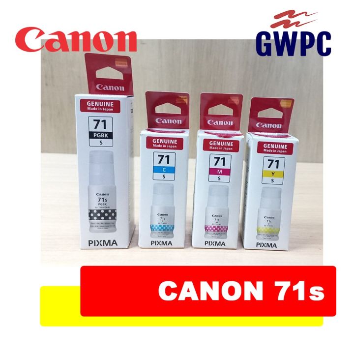 Canon GI-71S Genuine Ink Bottle GI 71s GI71S | Lazada PH