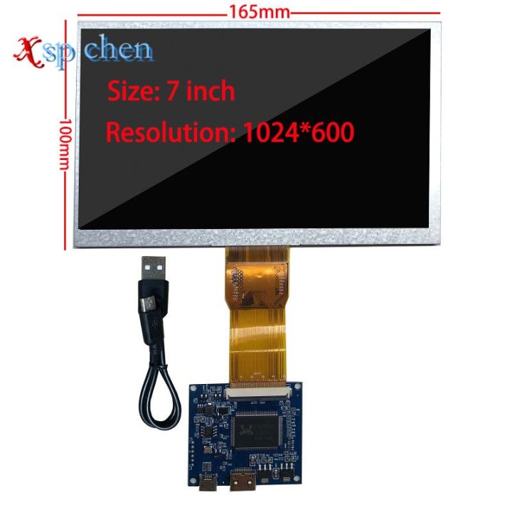 dgh 7 Inch 1024*600 Screen Display LCD Monitor Driver Control Board ...
