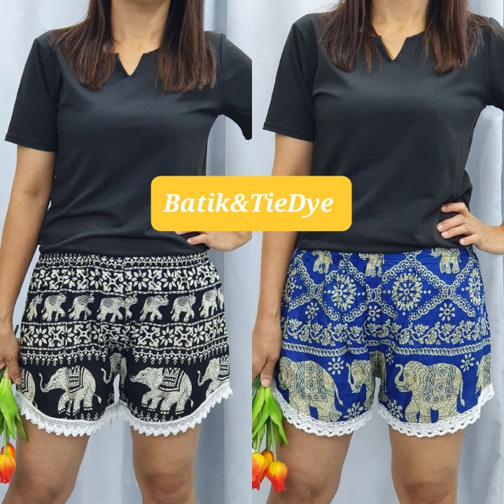 018 [READY STOCK] SELUAR PENDEK BATIK GAJAH [LACE] BATIK ELEPHANT ...