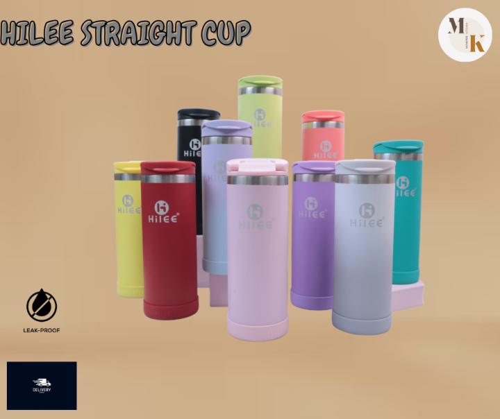 Portable Bottles: Double-walled, 500 ml Hilee Straight-Cup Coffee Mug ...