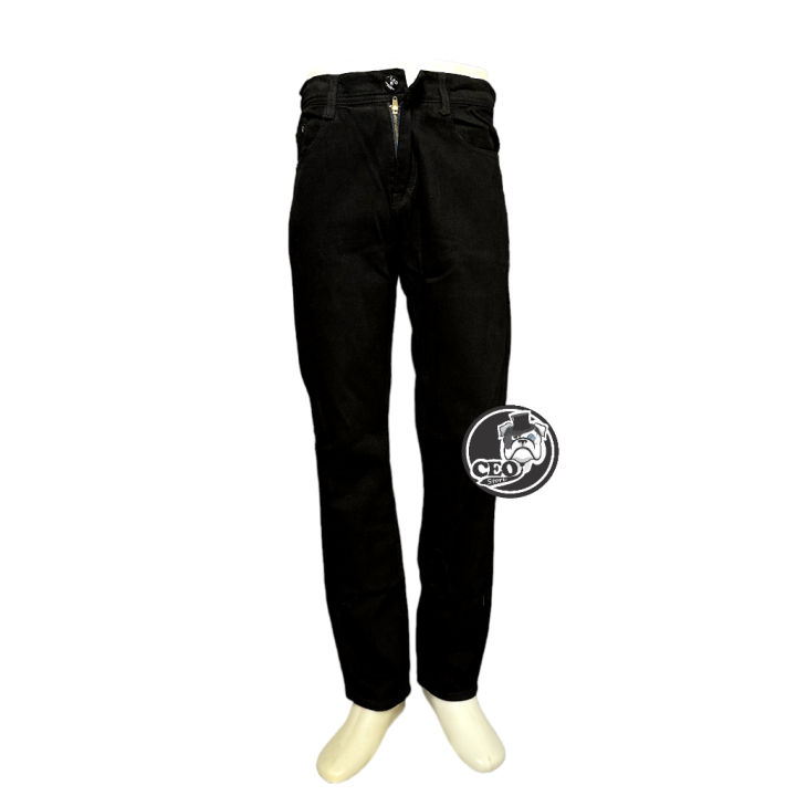 LAXADO JEANS DENIM BIG SIZE HITAM | Lazada Indonesia