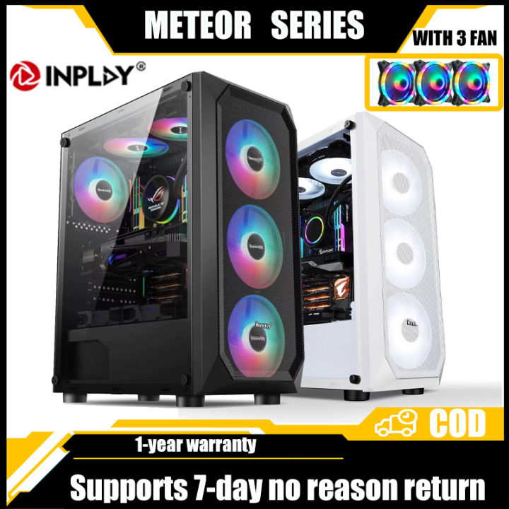 [INPLAY PC Case] Desktop Case Computer Case with 6 Fan Slot USB3.0 M ...