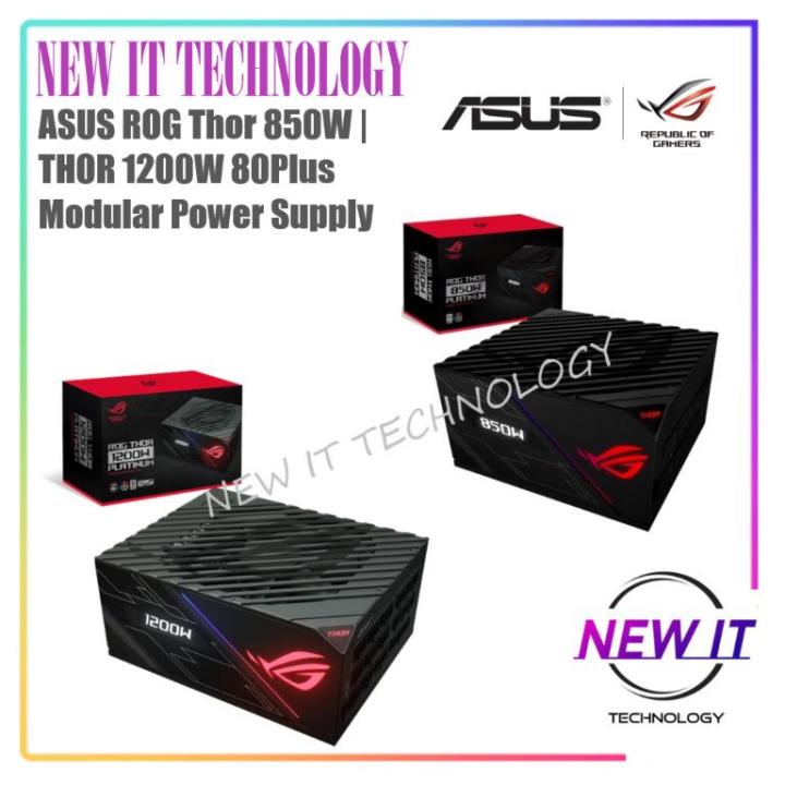 ASUS ROG THOR 80Plus Platinum & Platinum II & Titanium Full Modular RGB ...
