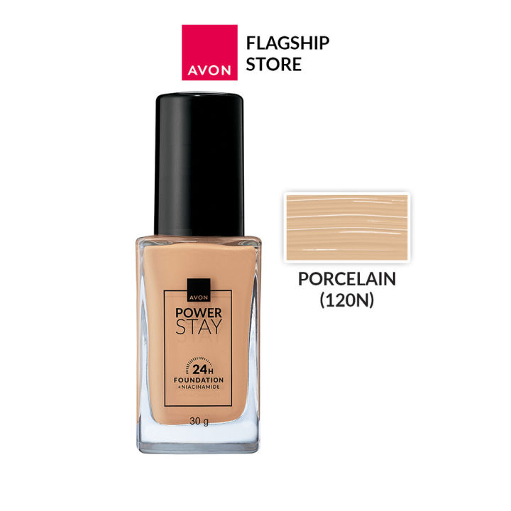Avon Power Stay 24-Hour Liquid Foundation with Niacinamide 30g | Lazada PH