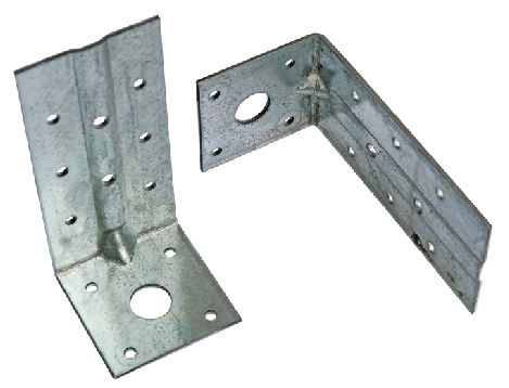 NKS Galvanized Iron (GI) L Bracket / L Bracket Besi Atap / 螺纹镀锌L支架 | Lazada