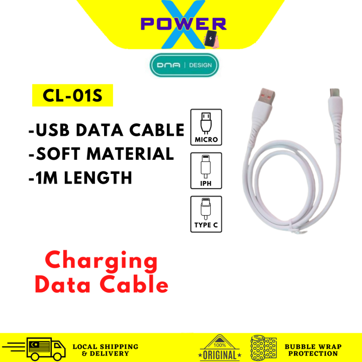 Micro / IPH / Type C USB Cable Soft Material Thin Cables Standard Fast ...