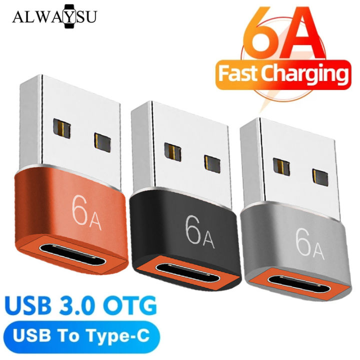 6A USB C เป็น USB 3.0และตัวแปลงมัลติพอร์ต Type-C เข้ากันได้กับโทรศัพท์แล็ปท็อป | Lazada.co.th