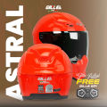GILLE ASTRAL plain color full face Dual Visor Motorcycle Helmet | Lazada PH