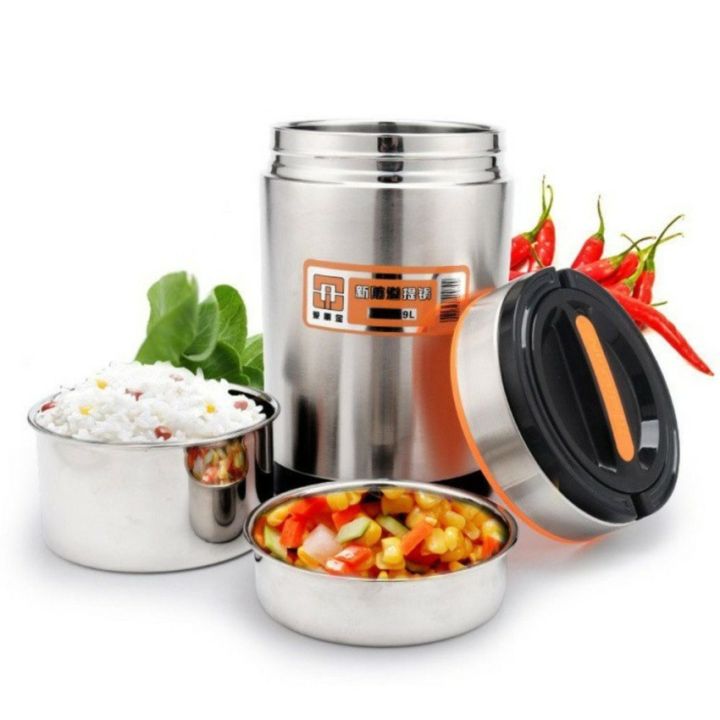 🛒 1.9L ALIJIN Stainless Steel Keep Warm Portable Pot Ailijin 爱丽金新防溢提锅 ...