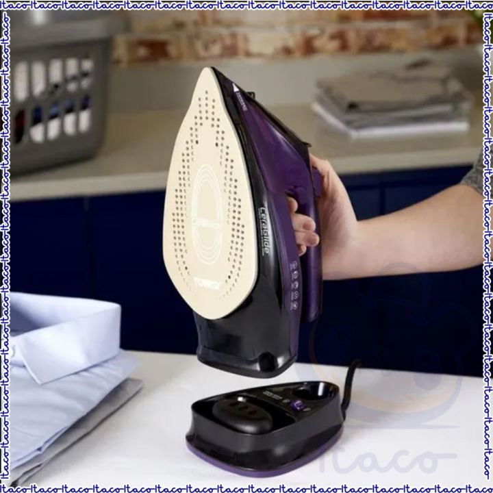 ITACO x SOKANY Electric Cordless Handheld Portable Garment Steam Iron ...