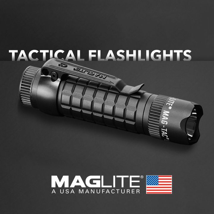 USA Maglite Magtac Mag-Tac LED Military Tactical Flashlight | Crowned ...