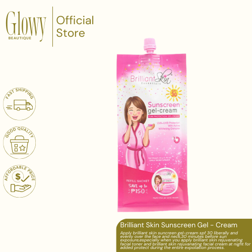 Original Brilliant Skin Sunblock Sunscreen Gel Cream | Lazada PH