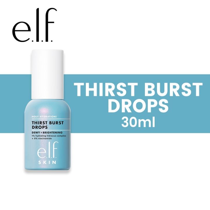 New store Promo ELF Holy Hydration Thirst Burst Drops 30ml Brightening ...