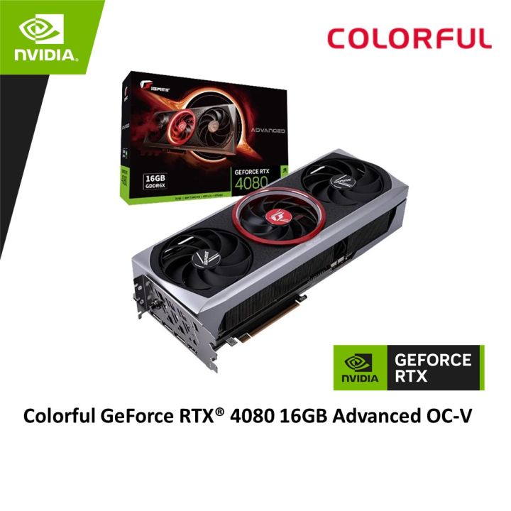 COLORFUL iGame GeForce RTX 4080 16GB Advanced OC-V GRAPHIC CARD | Lazada