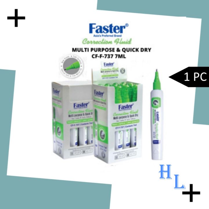 [1pc] Faster Correction Fluid 7ml CF-F-737 | Lazada