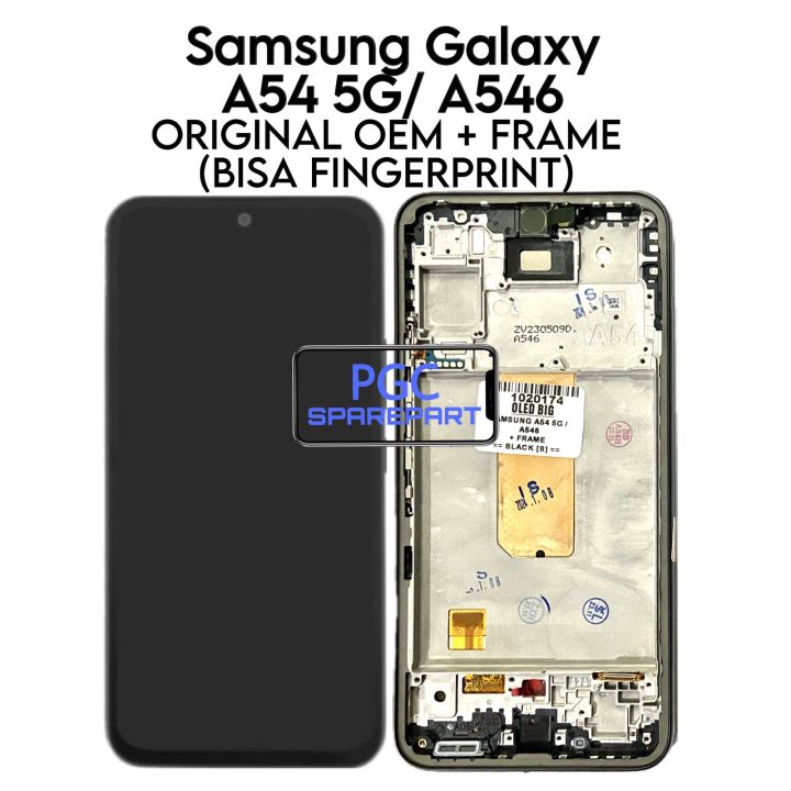 ORIGINAL OEM - LCD Touchscreen Fullset Plus Frame Samsung Galaxy A54 5G / A546 / A546E / SM ...