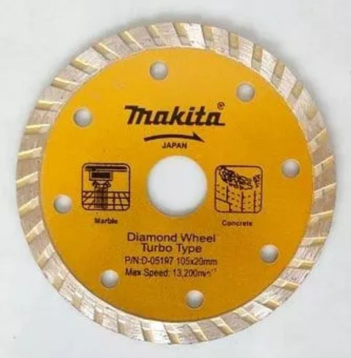Tile Diamond Cutting Disc 4" for Concrete, Stone, Tiles, Granite ...